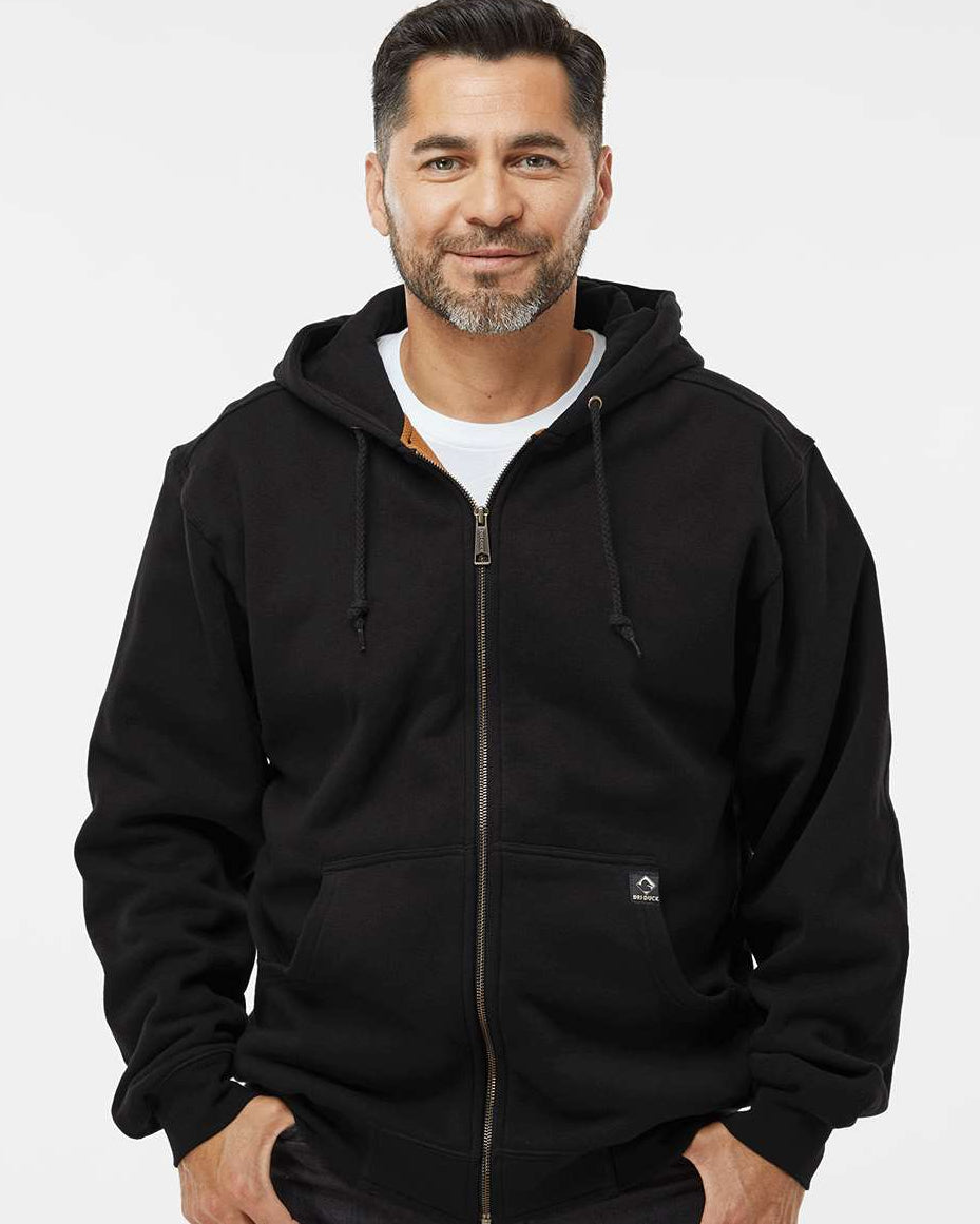 Men's Crossfire Heavyweight Power Fleece Hooded Jacket with Thermal Li ...